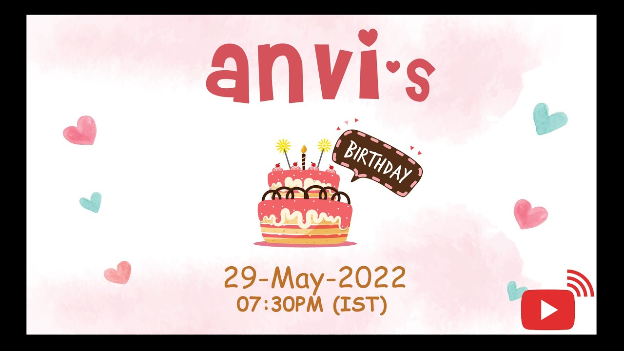 Anvi Birthday Celebrations - YouTube