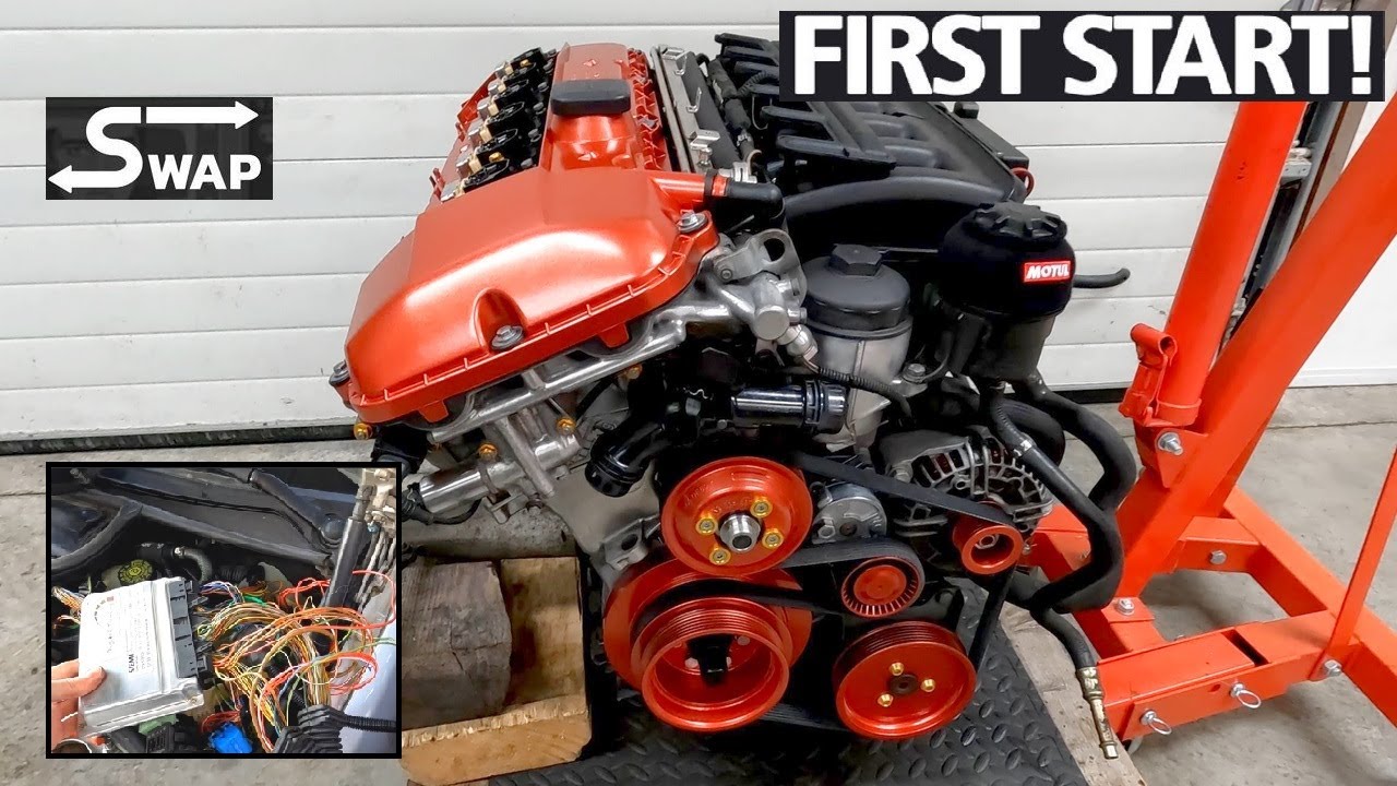 M52TUB28 Redémarrage INSOLENT 😈 BMW SWAP PROJECT Ep4 - YouTube