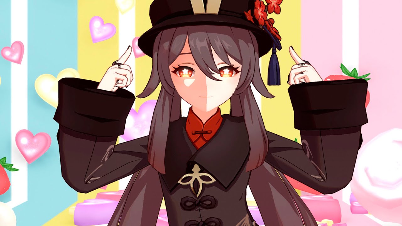 Hu Tao dancing Caffeinated -【Espresso】-【Genshin Impact MMD】 - YouTube