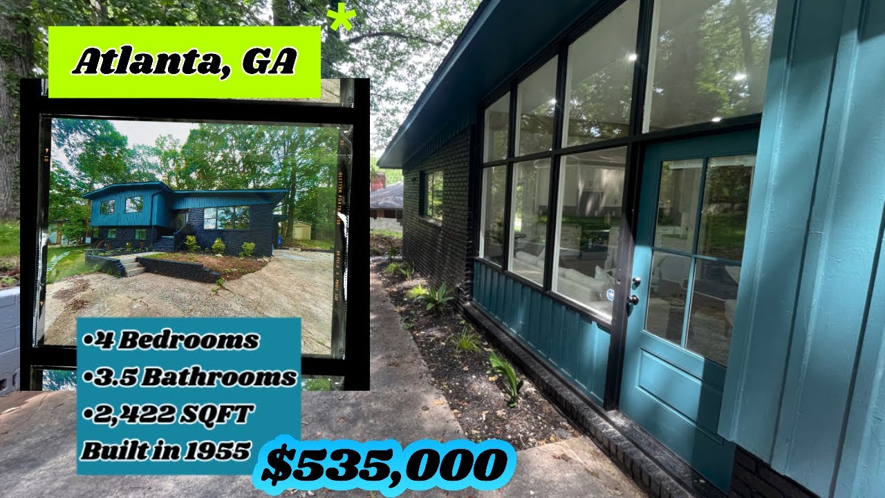 Fully Renovated Midcentury Split-Level Home- AND IT’S TURQUOISE - For ...