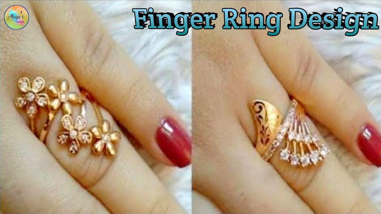 Finger Ring Design | Beautiful Light Weight Finger Ring Design for ...