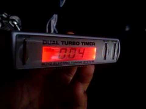 blitz dual turbo timer - YouTube