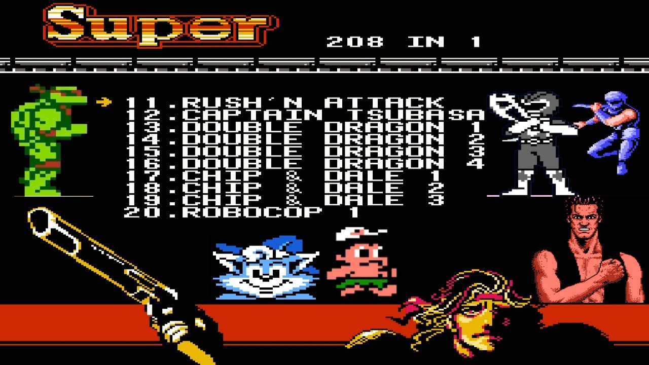 Cartridge Kings : 208 Real NES Hits Games - YouTube