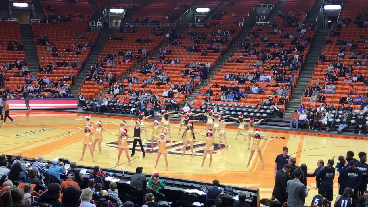 UTEP Gold diggers Dec2017, UTEP VS NAU - YouTube