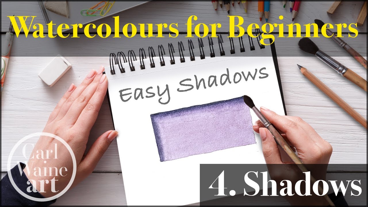 04 Creating Effective Shadows in Watercolour the Easy Way - YouTube