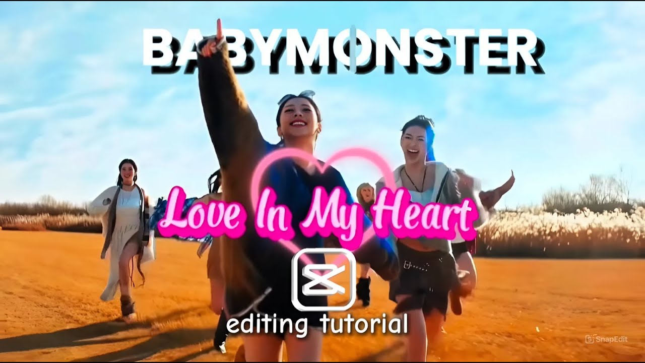 BABY MONSTER LOVE IN MY HEART EDIT TREND CAPCUT TUTORIAL - YouTube