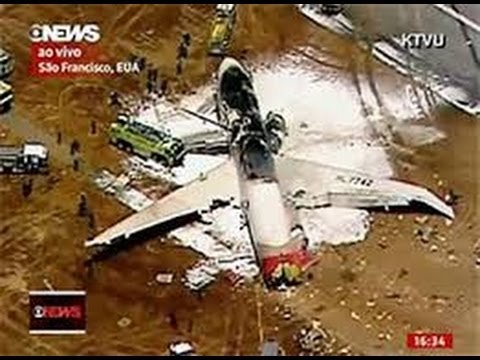 Asiana Airlines Boeing 777 Crashes in San Francisco - Plane Crash at ...