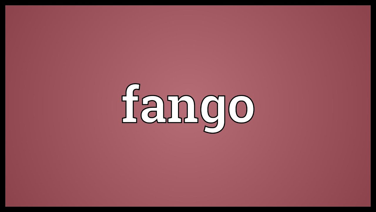 Fango Meaning - YouTube