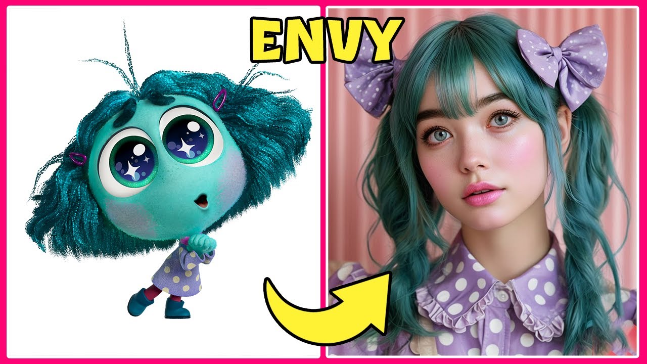 INSIDE OUT 2 Characters in REAL LIFE 😱😀😡 Guess the INSIDE OUT 2 ...