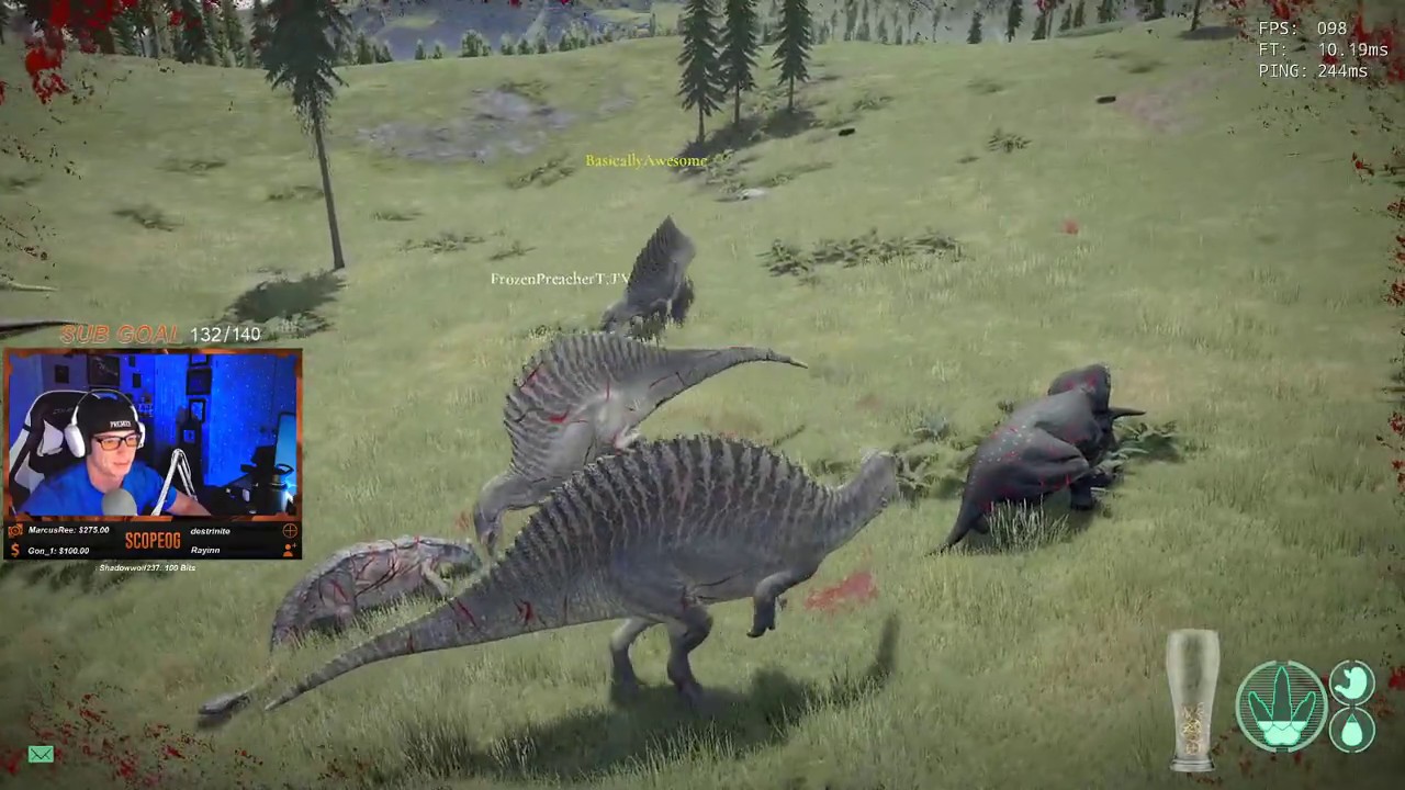 Spinos Vs. Shant, Trike, Trike, Theri, & Anky!! | The Isle Gameplay ...