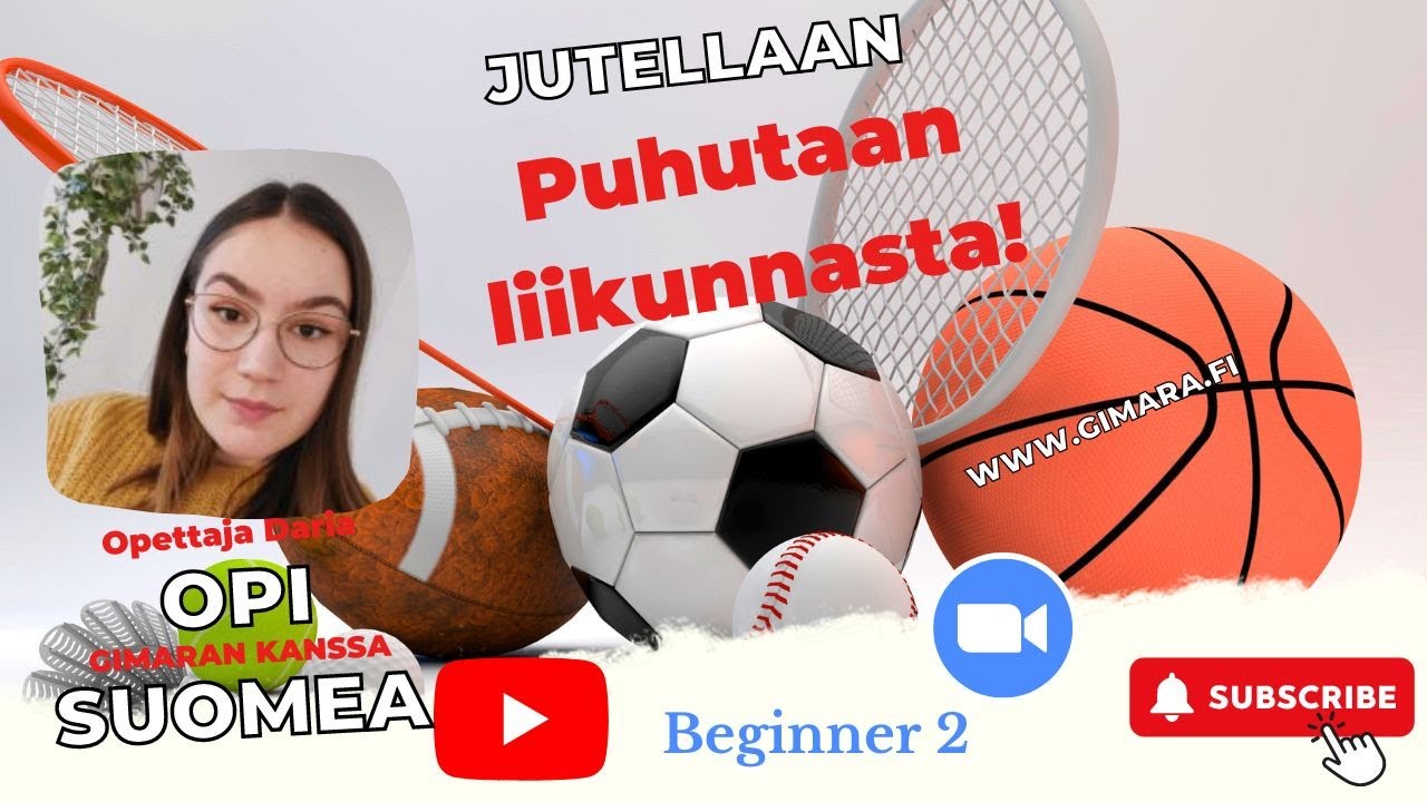 Opi suomea! Puhutaan liikunnasta! - YouTube