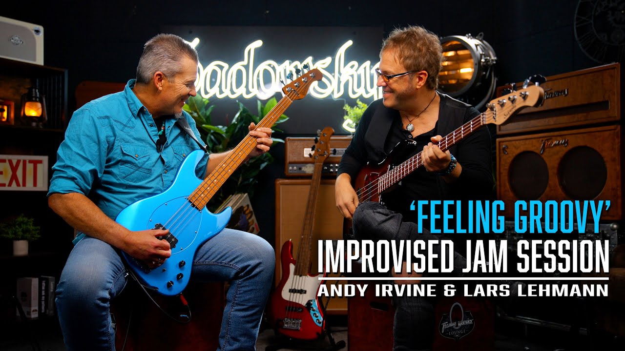 Lars Lehmann & Andy Irvine | 'Feeling Groovy' Improvisation | Sadowsky Basses - YouTube