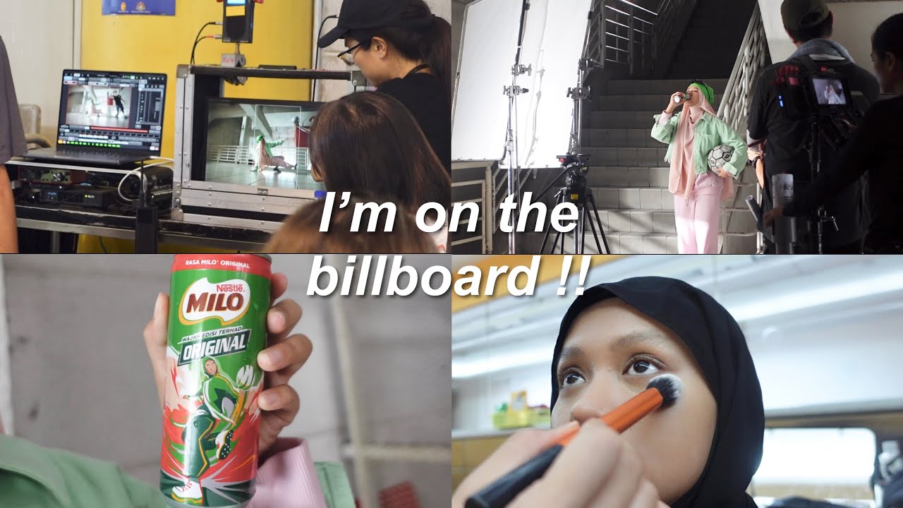 Behind The Scene shooting for Milo ads | VLOG - YouTube