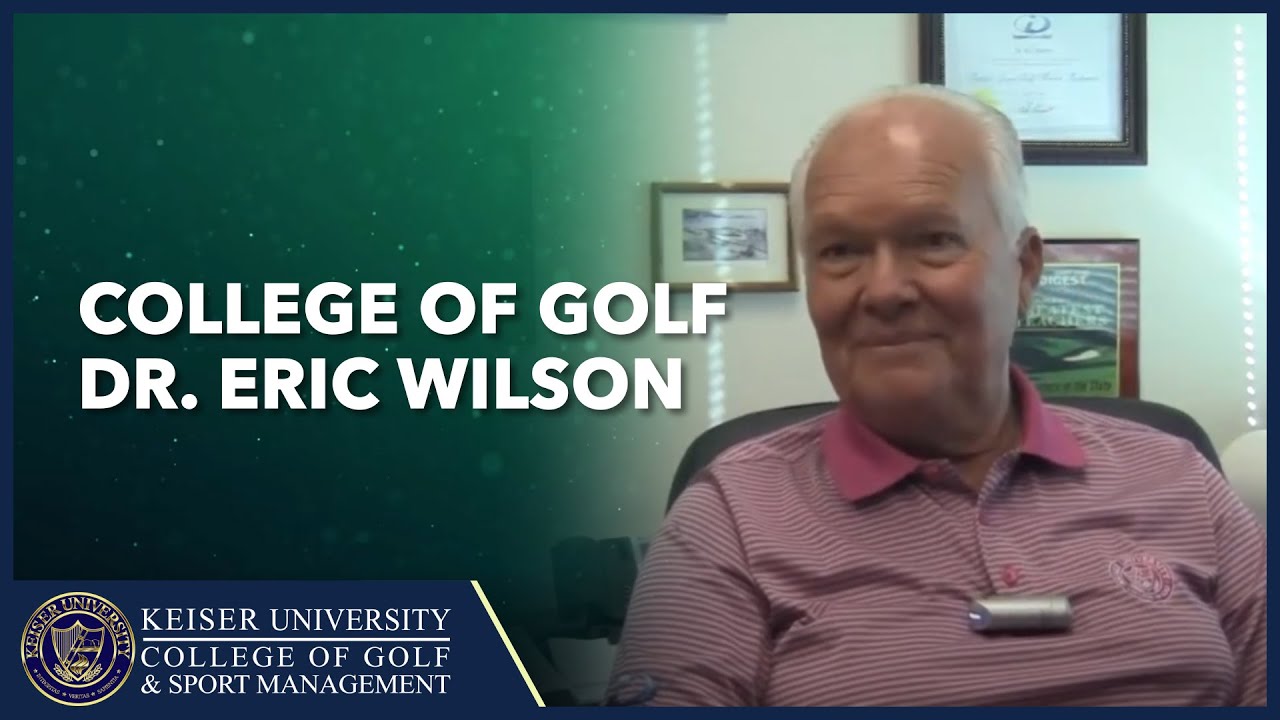 College of Golf - Dr. Eric Wilson - YouTube