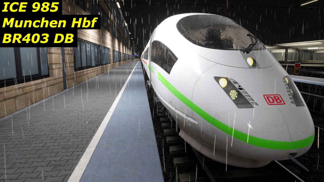ICE 985 - Munchen Hbf - BR403 DB - YouTube