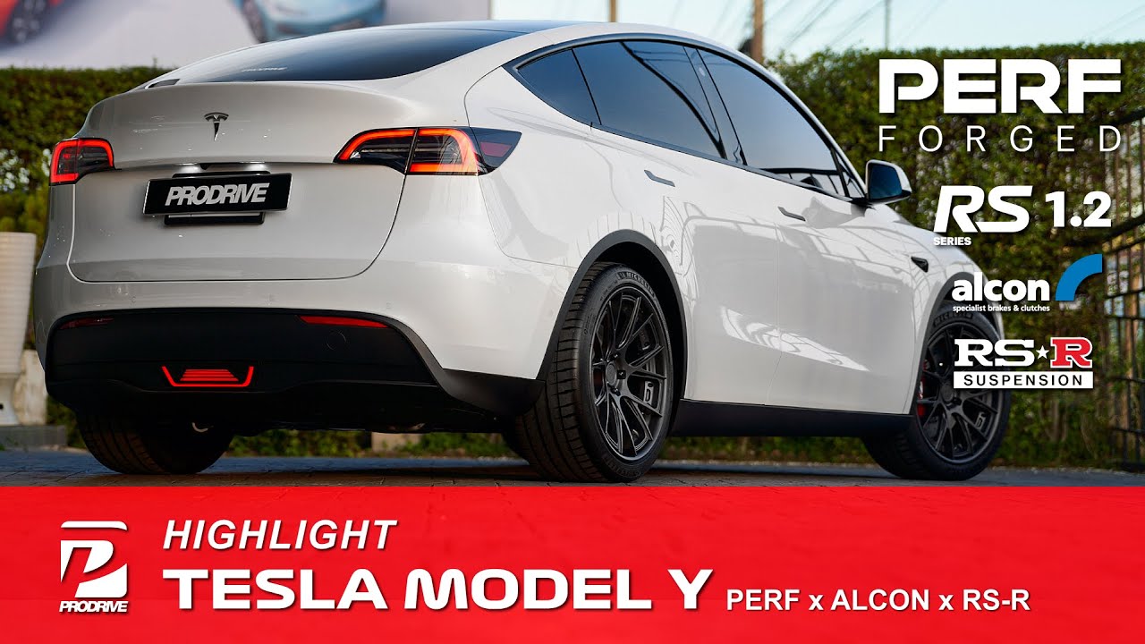 Highlight : TESLA MODEL Y RWD ล้อ PERF RS1.2 แบบ 2 ชิ้น Forged 20“ x ...
