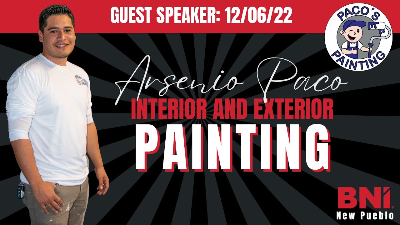 Arsenio Paco- Interior and Exterior Painting w/ Paco's Painting - YouTube