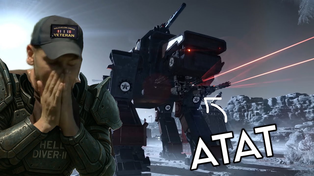 So they have ATAT walkers in hell divers 2 now - YouTube