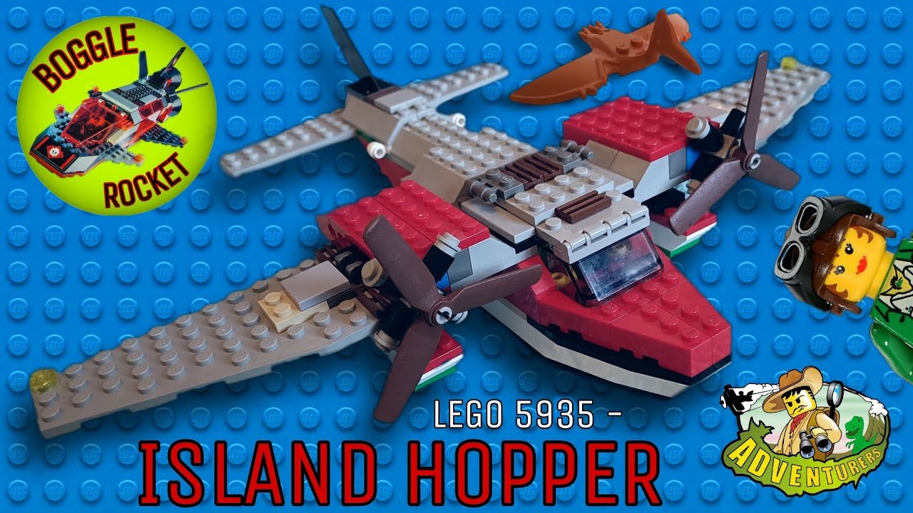 LEGO Dino Island 5935 Island Hopper - Boggle Rocket Retro Review - YouTube
