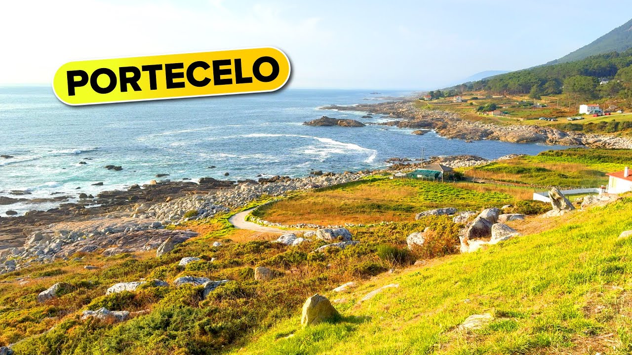 Playa de PORTECELO en O Rosal 🌊 | Naturaleza y Tranquilidad - YouTube
