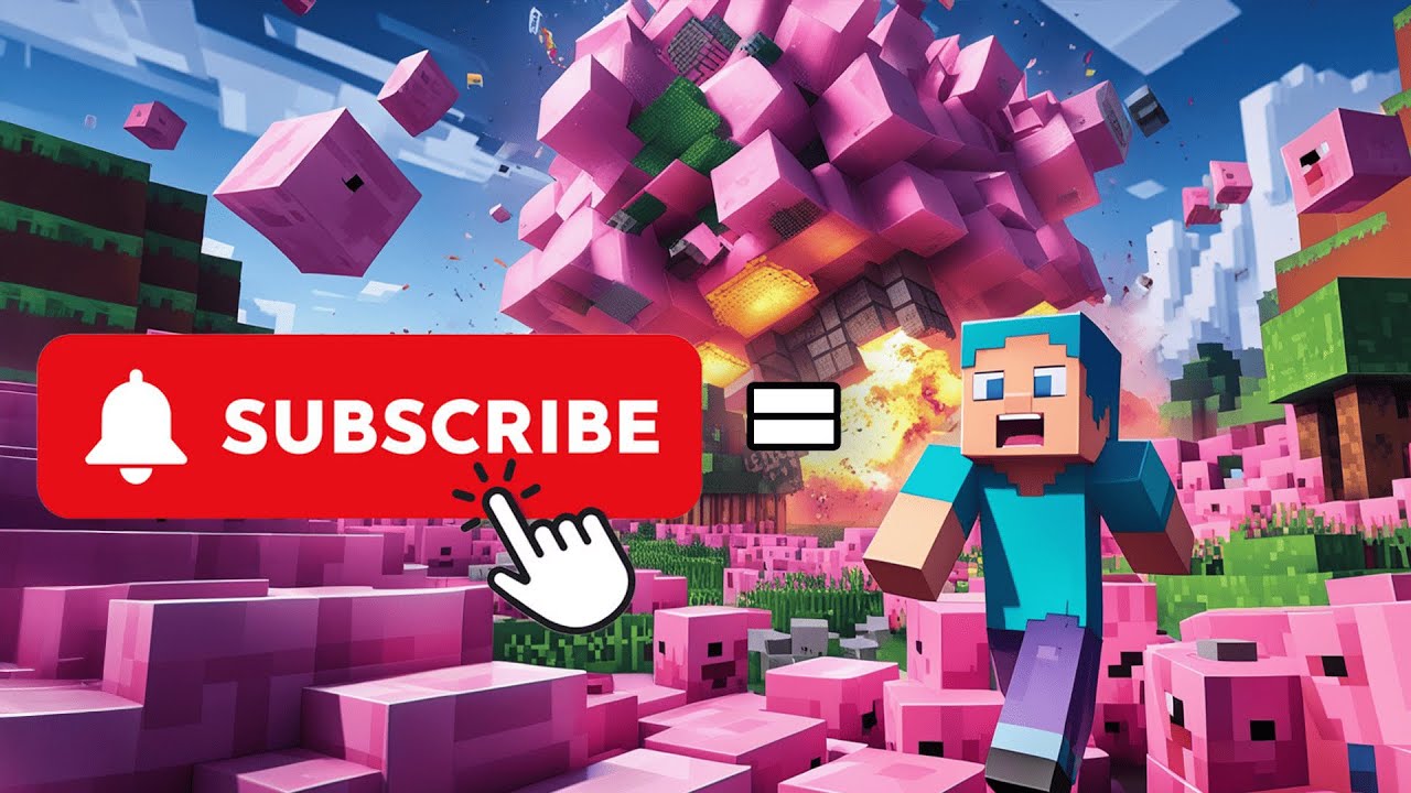 PINK TNT VS VILLAGE #minecraft #minecraftlive #shortslive #shorts - YouTube