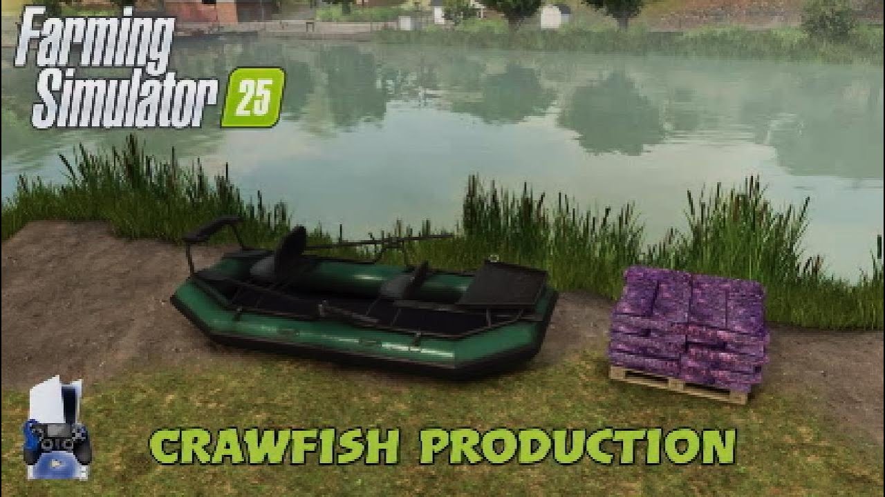 FS25 New Mod (console): Crawfish Production | Mods in the spots 🌟 # 22 ...