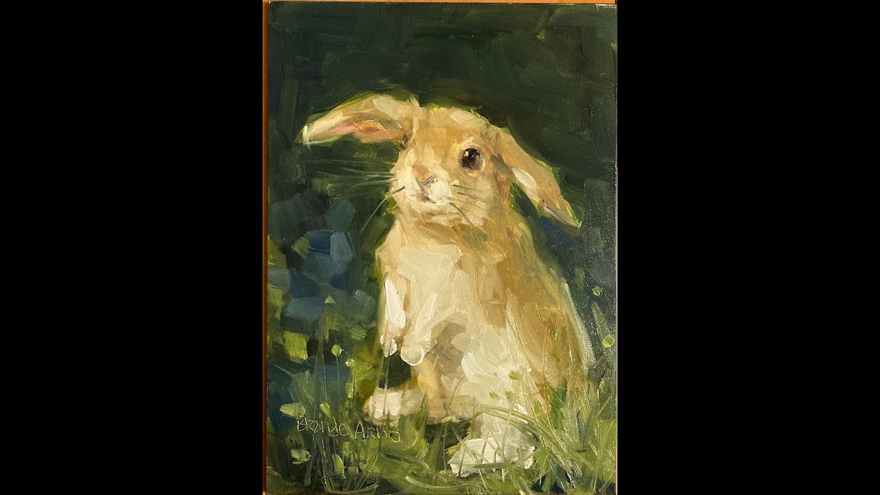 How to Paint a Bunny - Painting in Oil -Painterly Technique - Spring ...