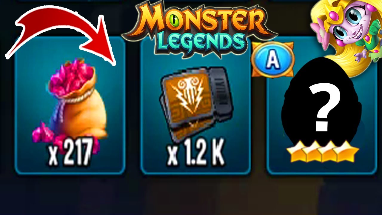Monster Legends 200 Gems + Ancestral R4 + 1.200 Tickets! Diabolus ...