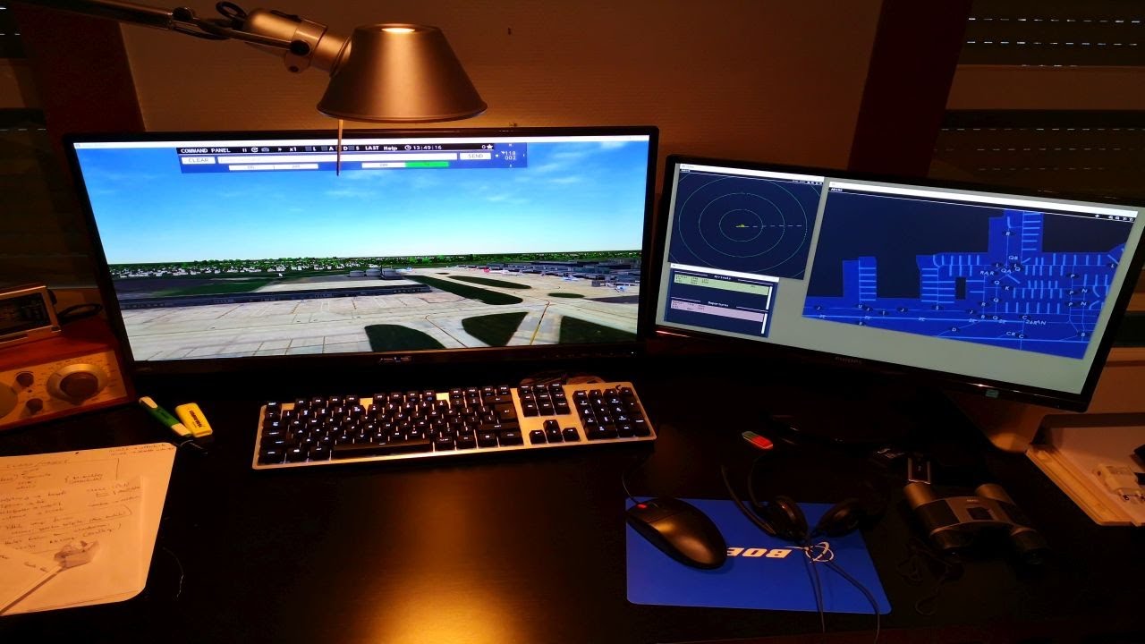 ATC Tower Simulator | Gatwick - YouTube