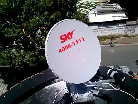 Tecnico Antena Sky HDTV Coletiva Predio Condominio - YouTube