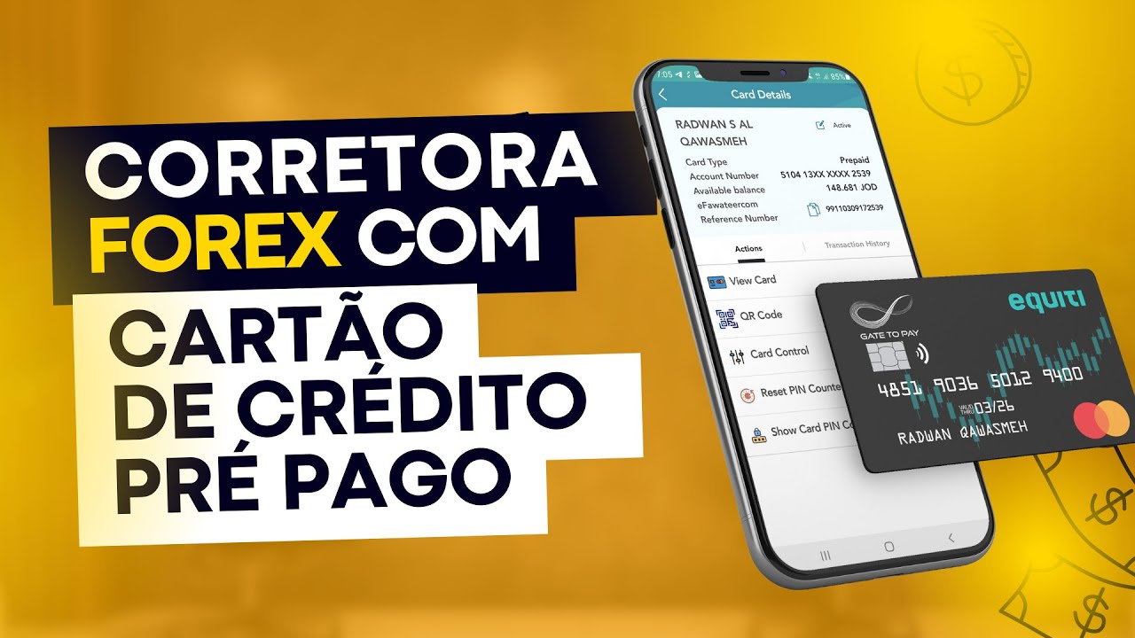 Corretora FOREX com CARTÃO DE CRÉDITO pré pago - YouTube
