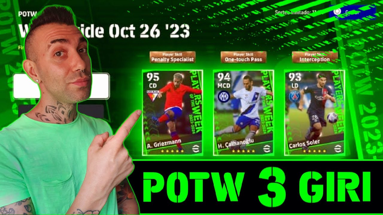eFOOTBALL 2024 - POTW FACCIAMO 3 GIRI CHI MI DARÀ KONAMI..... - YouTube