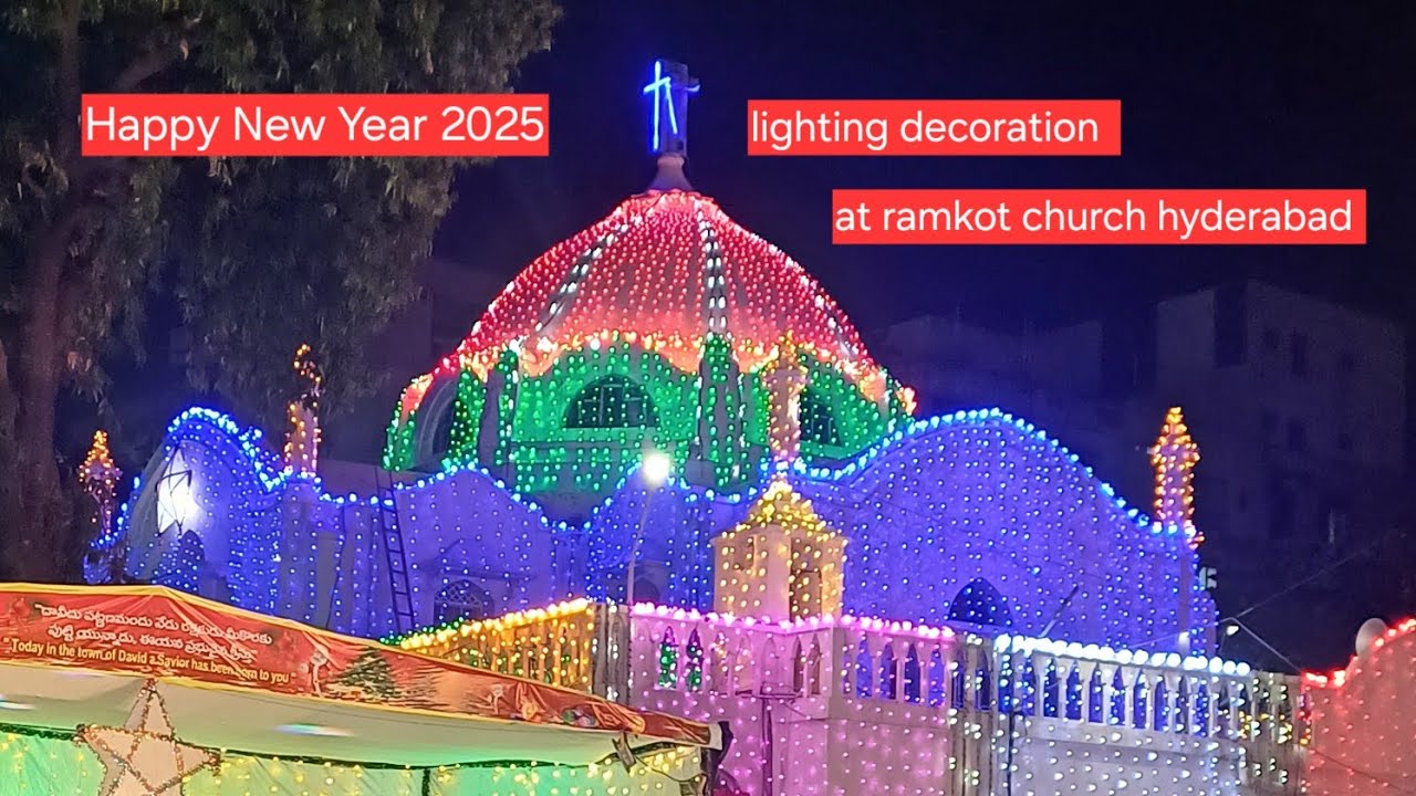 12 VOLT DC LIGHTING DECORATION RAMKO CHURCH - YouTube