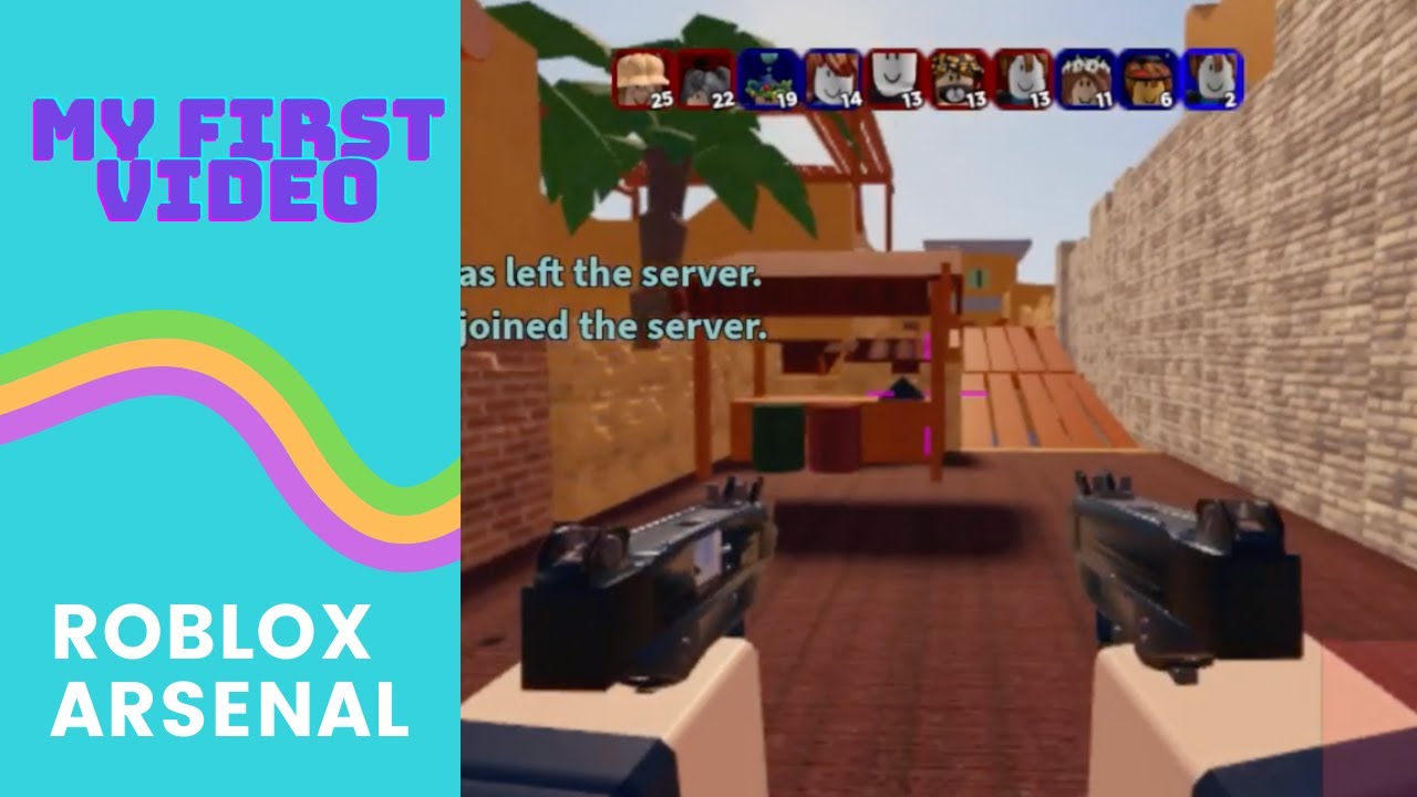 Roblox Arsenal Gameplay || My first video - YouTube