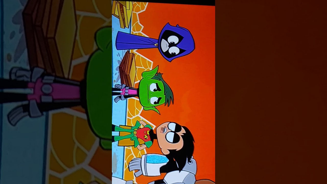 Teen Titans Go making a robot that makes pizza - YouTube