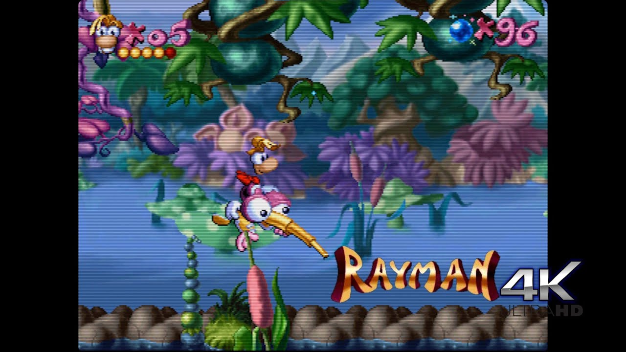 PS1 GAMEPLAY - RAYMAN (4K 60 FPS) - YouTube