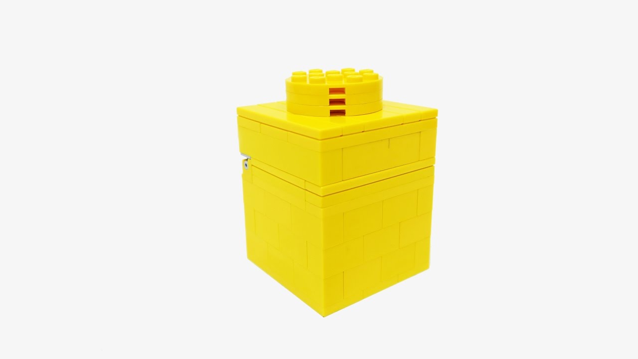 [樂高可動與其他]-樂高1x1置物盒 BUILD LEGO 1x1 BOX - YouTube