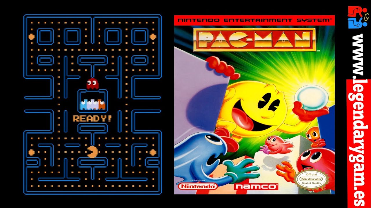 🟡 Pac-Man - (1984) - NES - Namco, Midway - Let’s Play, Revisited for ...