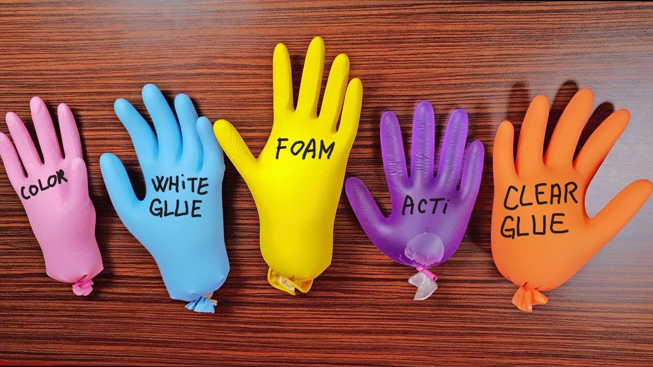 Making Slime With Gloves - Satisfying slime Video - Izabela Stress ...