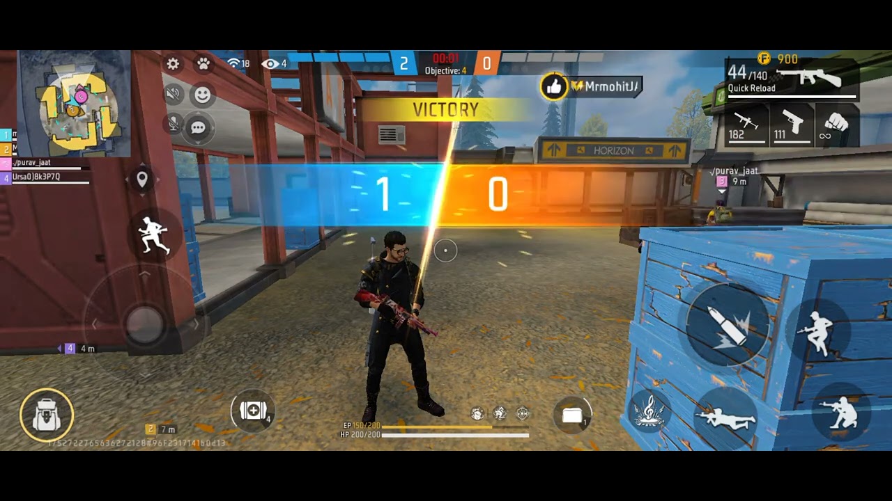 Madits Gaming || Free Fire Max 🔥 Classic Squad Jeet Gaya 8kill😱 || Like ...