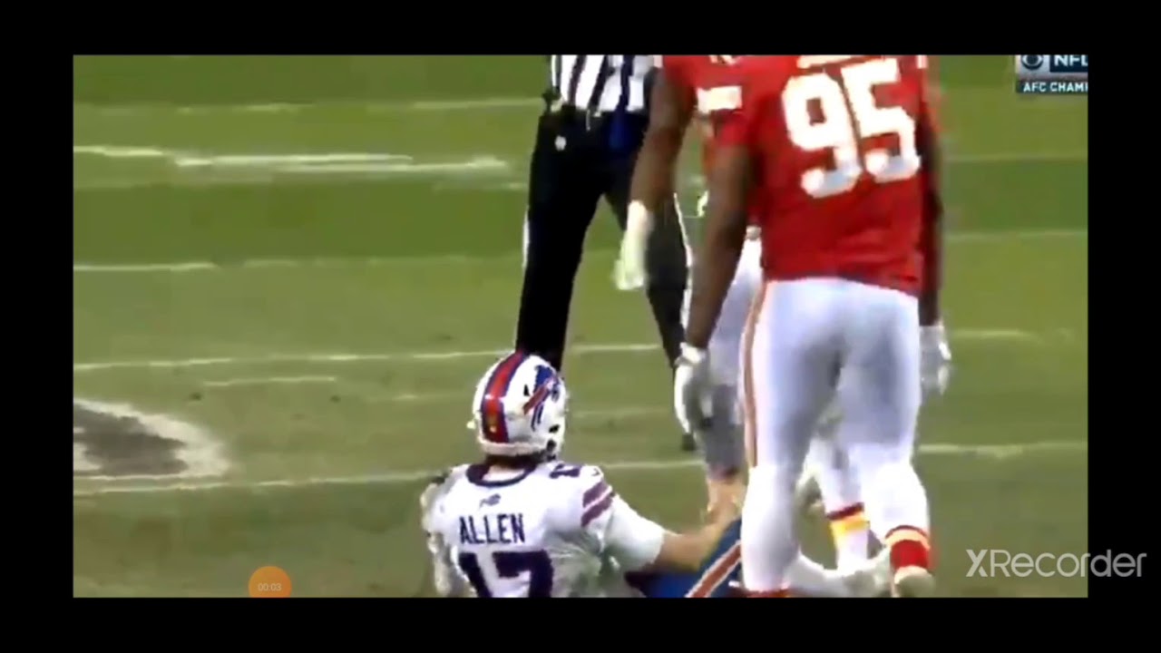 JOSH ALLEN BEING A CRY BABY - YouTube