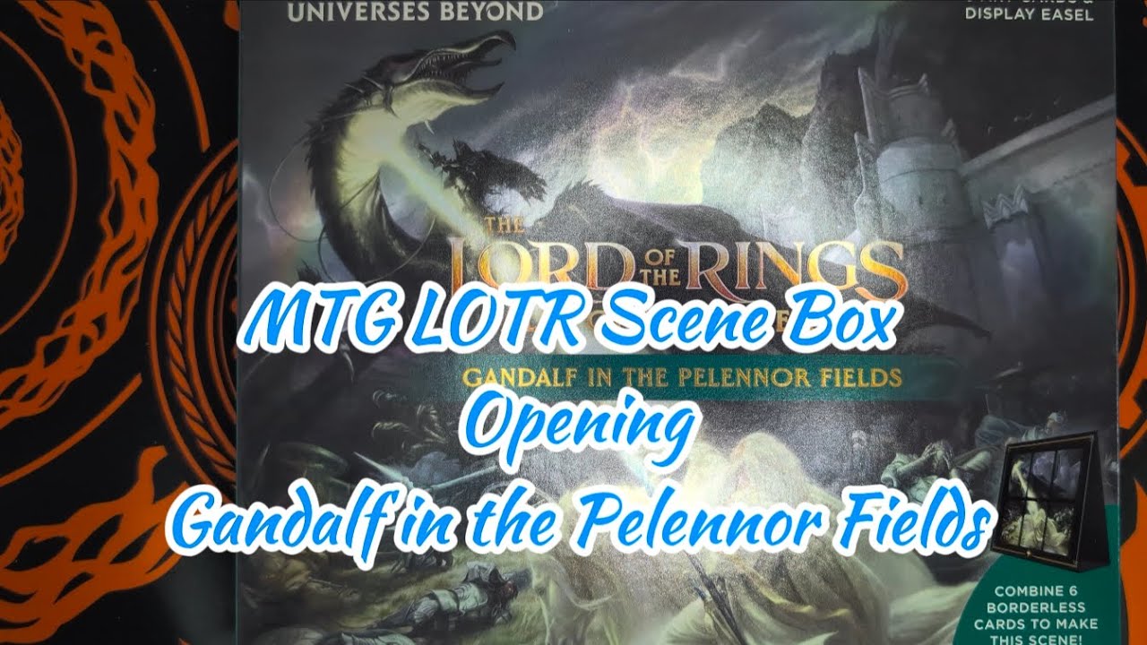 MTG Magic the Gathering TCG The Lord of the Rings Scene Box Opening ...