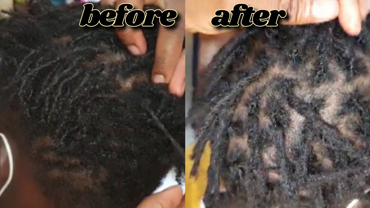 How to combine more locs/from microlocs to medium dreadlock - YouTube