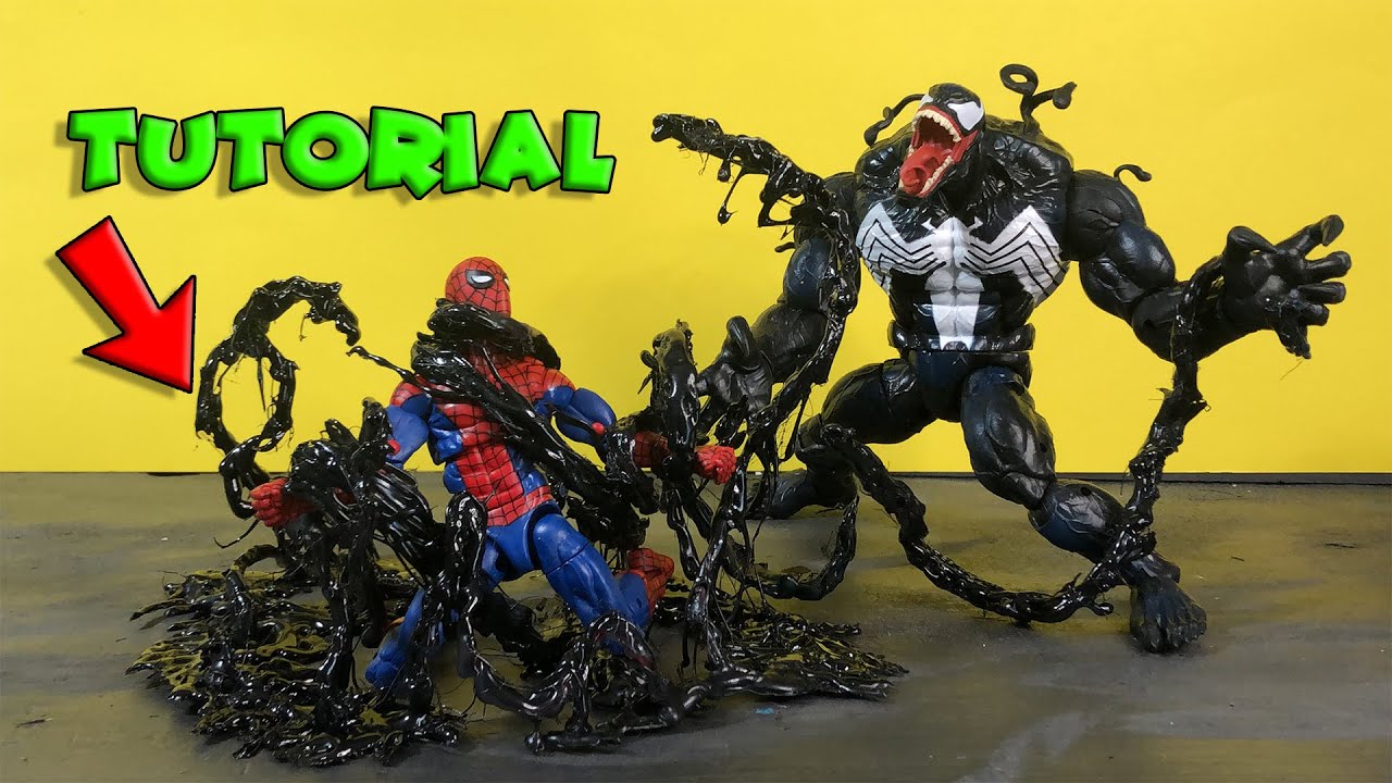 Cómo hacer tentáculos Simbionte de Venom | Tutorial fácil para tus Marvel Legends | - YouTube