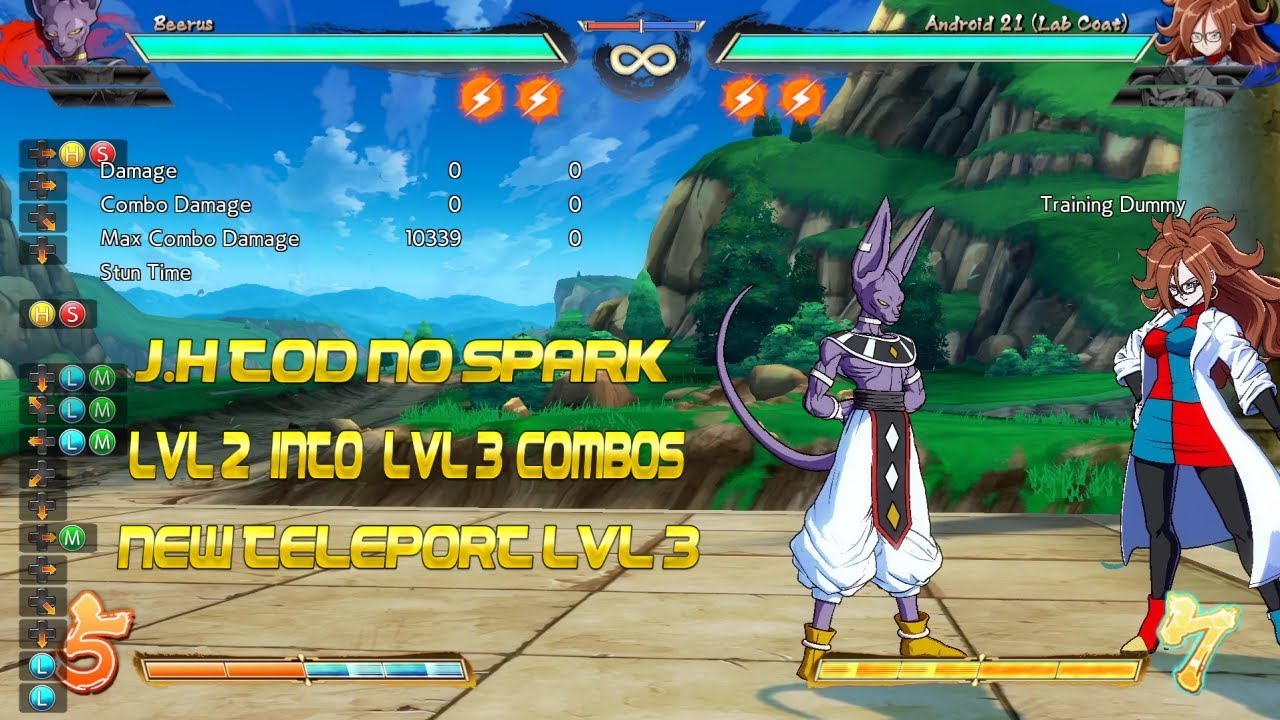 New patch BEERUS is CRAZY!!! (Beerus J.H TOD) | Dragon Ball FighterZ ...