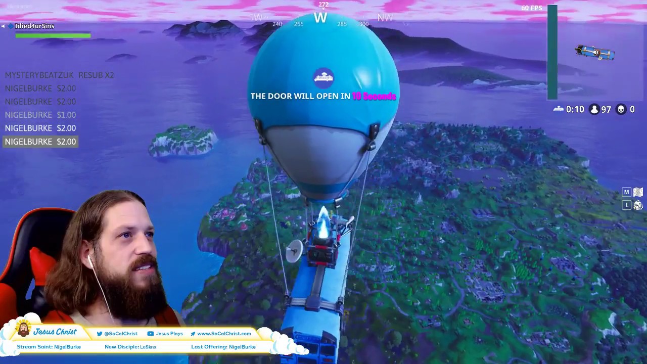 Praise be! Jesus plays FORTNITE for your sins! - YouTube