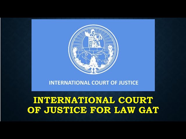 International Court Of Justice Logo