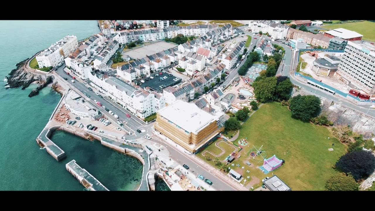 Plymouth Hoe - Aerial View - YouTube