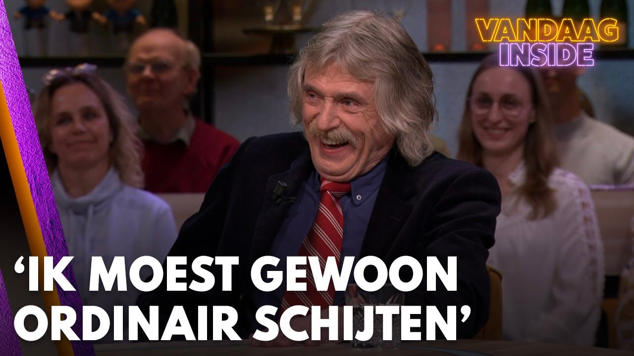 Johan vertelt ooit gepoept te hebben op een rotonde: 'En die auto’s ...