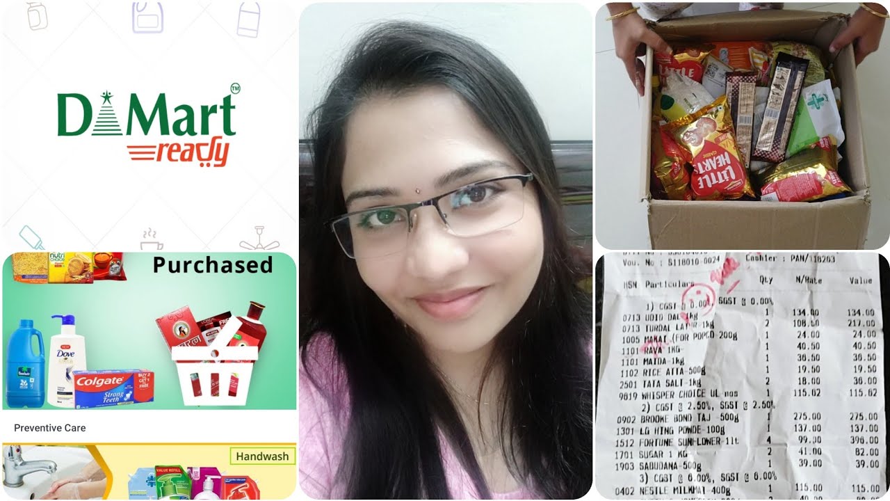 DMart Ready Groceries Haul With Price Details||DMart Groceries online ...